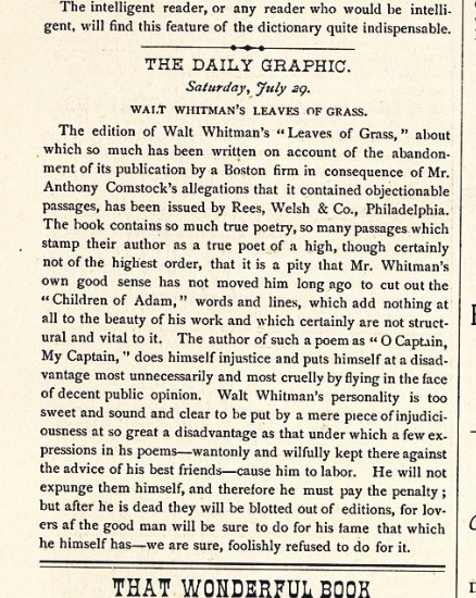 Allegheny Students Time Travel With Walt Whitman - Allegheny College